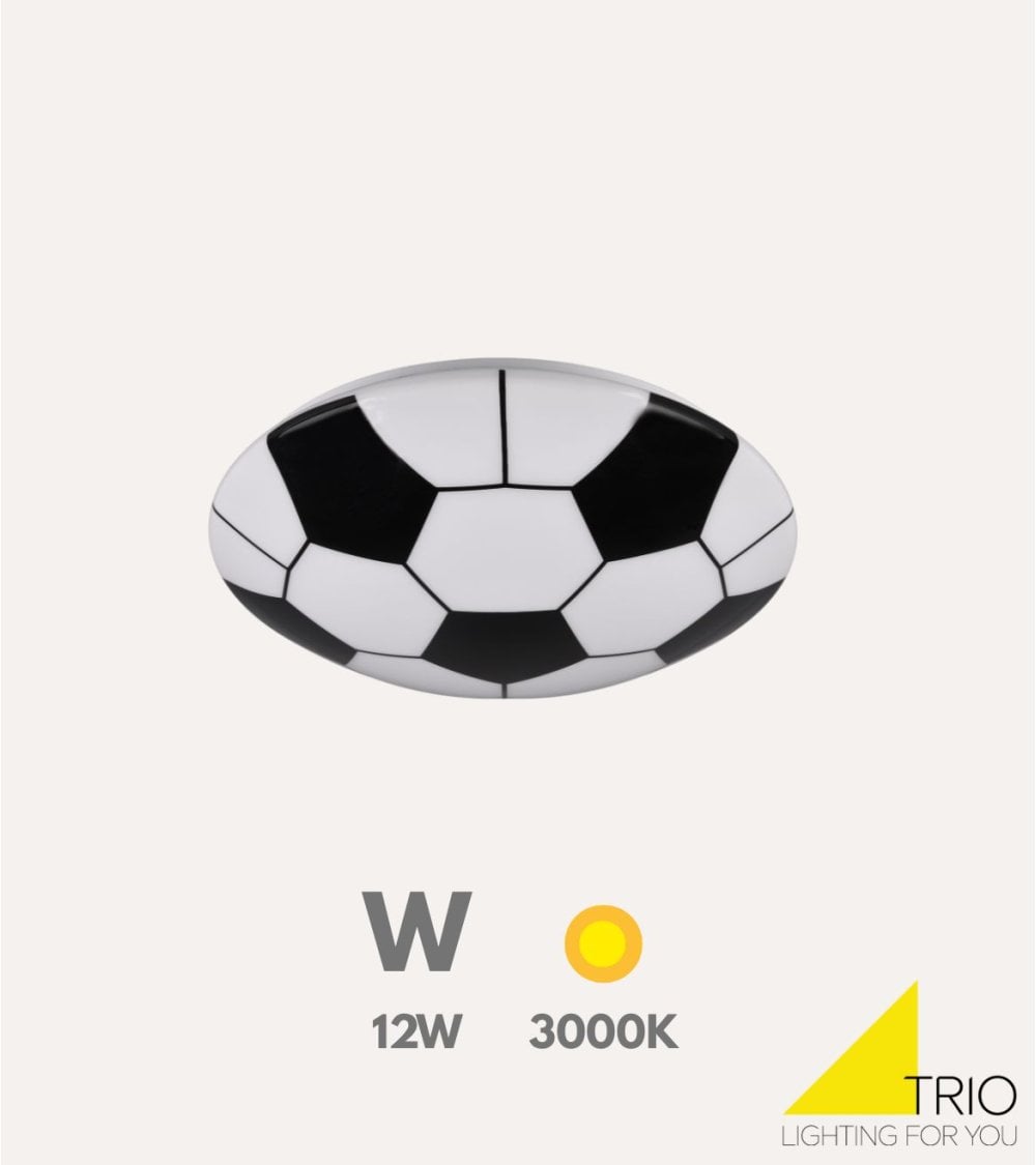 Plafón LED Infantil Kloppi - Balón de Fútbol para Habitación Infantil